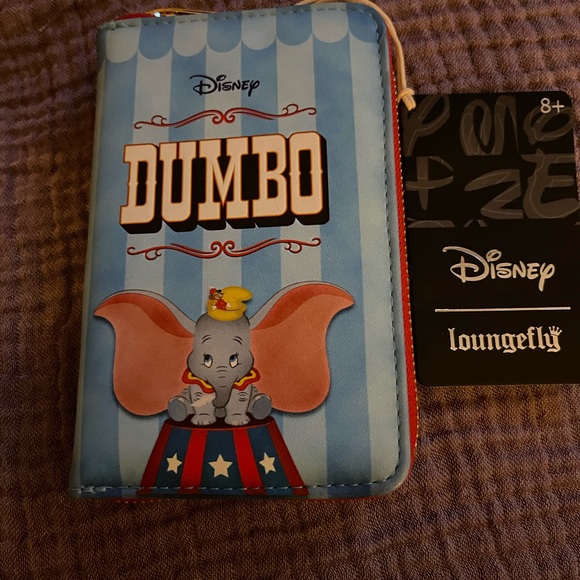 Loungefly | Bags | Loungefly Dumbo Wallet Blue And Red | Poshmark